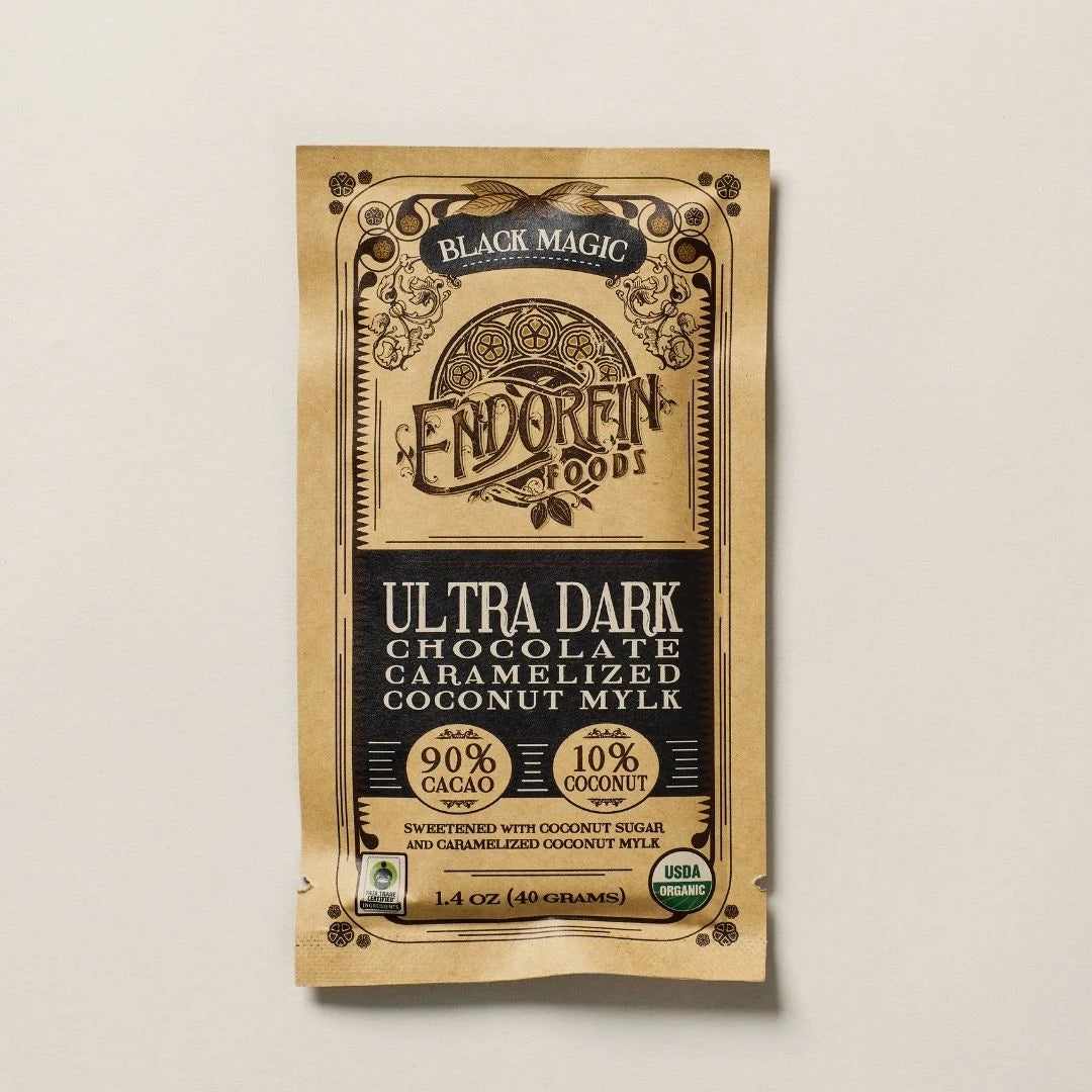 Vegan Chocolate - Black Magic Bar - 90% Cacao - Pure Indulgence